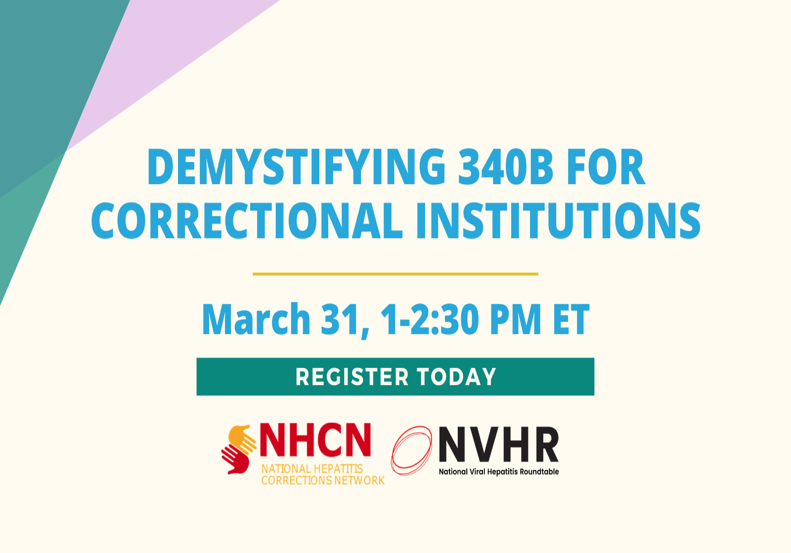 Demystifying 340B for Correctional Institutions - National Viral ...