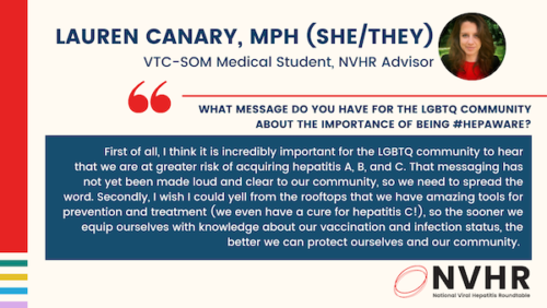 Hepatitis & the LGBTQ Community: A Conversation With Lauren Canary, MPH ...
