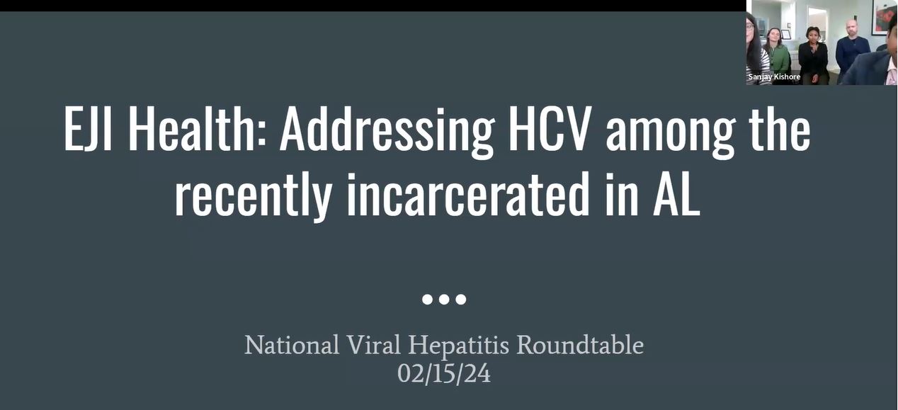 EJI Health: Addressing HCV Among the Recently Incarcerated in Alabama ...
